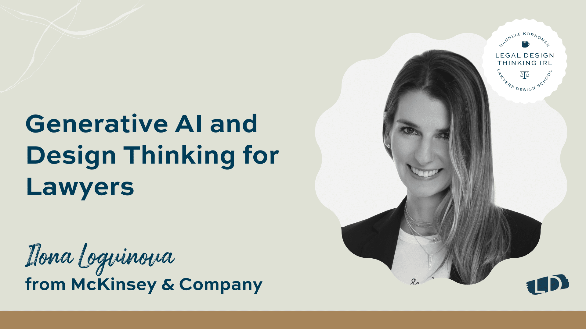 Generative AI and Design Thinking for Lawyers: Ilona Logvinova from ...